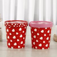 Quality Double PE Coated Disposable Ice Cream Cup With Leak Proof Rolled Edges for sale