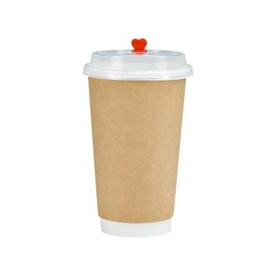 China Double Layer Heat Proof Food Grade Virgin Pulp Custom Logo Coffee Cup for sale