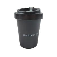 Quality Matte Black PLA Fully Degradable Biodegradable Coffee Cup Hot Cold -10C To 100C for sale