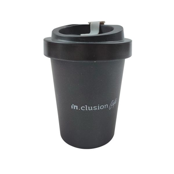 Quality Matte Black PLA Fully Degradable Biodegradable Coffee Cup Hot Cold -10C To 100C for sale