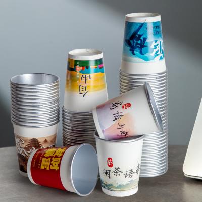 China Premium Disposable Paper Aluminum Foil Cup Leak Proof Eco Friendly Custom for sale