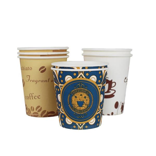 Quality PLA Biodegradable Disposable Paper Cups Food Grade Custom Logo Hot Cold Beverages for sale
