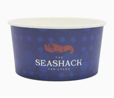 China Customizable Printing Leak-Proof Eco-Friendly Disposable Paper Bowls for Takeaway Packaging for sale