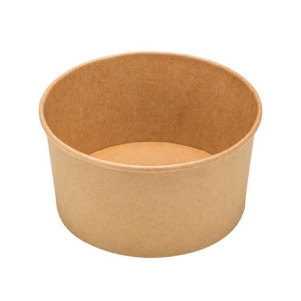 Quality Beverage Heavy Duty Kraft Food Containers Waterproof Custom Printed 8oz 12oz 16oz for sale