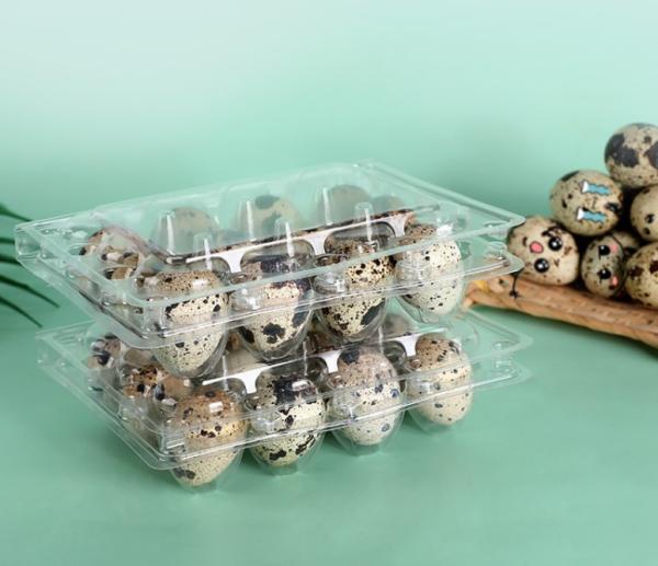 Quality 12 Egg PET Eco Friendly Egg Packaging Tray With Transparent Display Blister Pack for sale