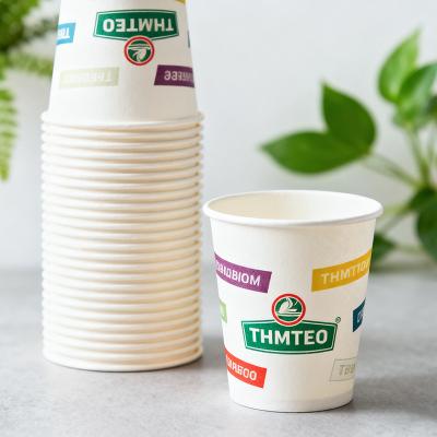 China Custom Double Wall Hollow Structure Biodegradable Paper Coffee Cups With Food Grade PE Coating for sale