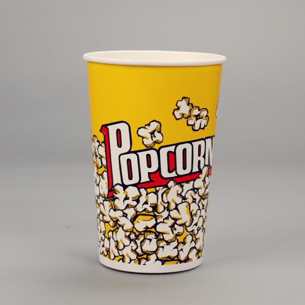 Quality Food Grade Popcorn Bucket Grease Water Resistant Coating Custom Logo Printing for sale