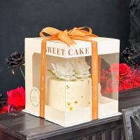Quality Thickened Pressure Resistant Custom Cake Box Food Grade Safety Custom Logo For for sale