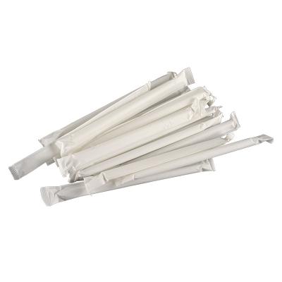 China Custom Large Eco Friendly Straws 190mm Length 6mm Diameter For Thick Beverages for sale