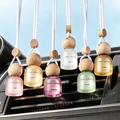 China Liquid Mineral Oil Car Fragrance Hanging Bottle Long Lasting Pleasant Aroma for sale