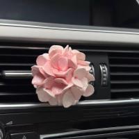 China Luxury Tulip & Hydrangea Car Aroma Diffuser Stone for sale