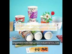 eco friendly coffee cup sleeve holder custom logo printing heatproof insulation