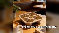 Custom Logo PET Cups Brand Your Business