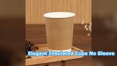 Premium Monet Purple Insulated Coffee Cups No Sleeve Needed