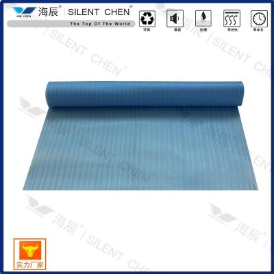Cina la pavimentazione blu del legno duro della schiuma di 2mm EPE mette sotto 200 piedi quadrati/rotolo in vendita