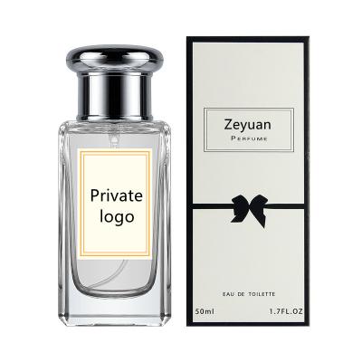 China Qiality High Classic 1.7oz Cologne Empty Unisex Spray Glass Bottle for sale