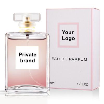 China High Qiality Timeless Classic Square 50ml Perfume Bottle Clear Crimp Empty Neck Sterilize Atomizer With Custom Box for sale