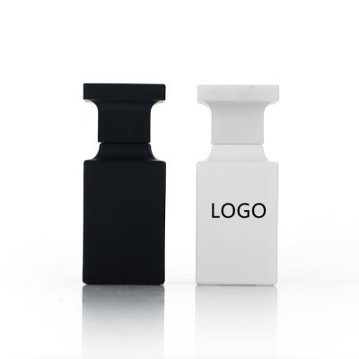 China Wholesale 30Ml Matt White Perfume Bottles 50Ml Perfume Bottle Red Square Matt Black Cologne Spray Bottle for sale