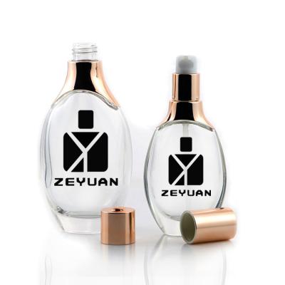 China Personal Care Wholesale Business 100ml 120ml Luxury Lotion Bottle 30g 50g Glass Cream Jars For Skin Care Package for sale