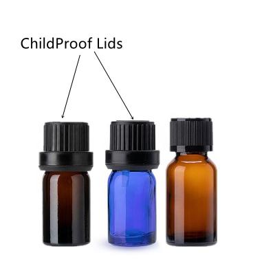 China Personal Care Amber Blue Glass Bottle For CBD Essential Oil Fancy Luxury Classic Packaging for sale
