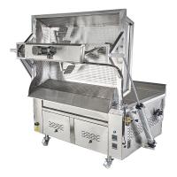China Small Size Automatic Frying Machine Discharging For Food Used for sale