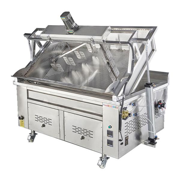 125kw macchina di frittura automatica 300L macchina di frittura a gas acciaio inox