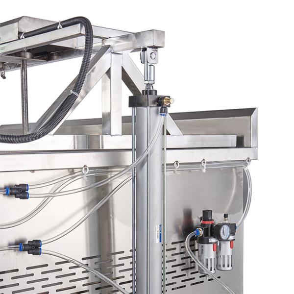 125kw macchina di frittura automatica 300L macchina di frittura a gas acciaio inox