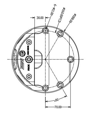 CNC fixture clamp close-up view