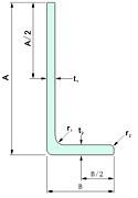 China DH36 LR DNV Unequal Angle Bar 100x75x10mm for Shipbuilding for sale