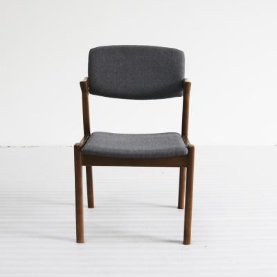 China European Cushioned Kitchen Chairs , Wood Dining Chairs With Upholstered Seats for sale