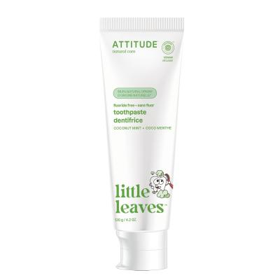 China OEM Logo Fluoride Free Toothpaste Sugar Free Coconut And Mint Flavor 4.2 Oz for sale