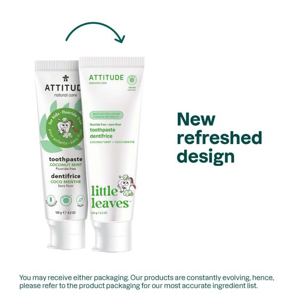 Quality OEM Logo Fluoride Free Toothpaste Sugar Free Coconut And Mint Flavor 4.2 Oz for sale