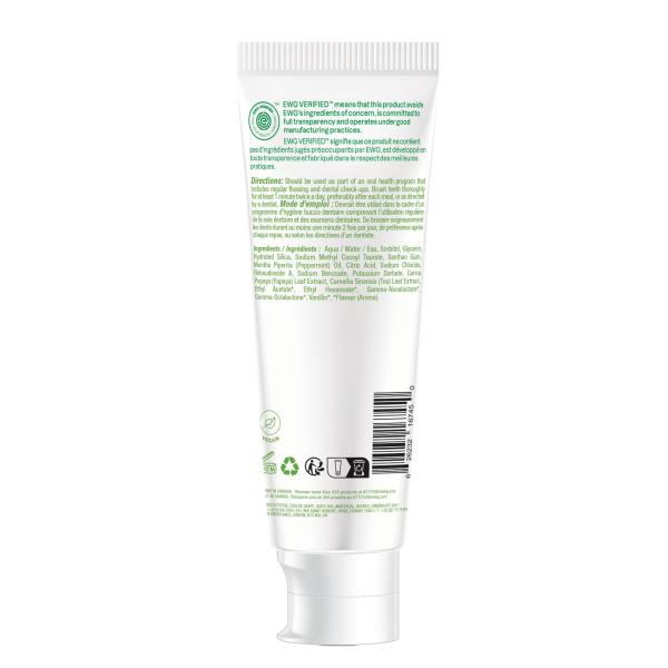 Quality OEM Logo Fluoride Free Toothpaste Sugar Free Coconut And Mint Flavor 4.2 Oz for sale