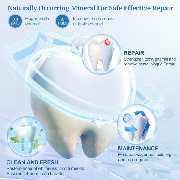 Quality Oral Health Nano Hydroxyapatite Toothpaste Enamel Protection Tooth Strengthening for sale