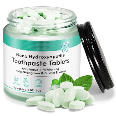 China Chewable Toothpaste Tablets 150pcs For Sensitive Teeth And Antiplaque Protect Enamel for sale