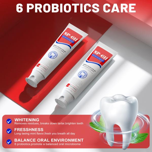 Quality Adult SP-6 Hydroxyapatite Toothpaste Strengthening And Enamel Protection 4.23oz for sale
