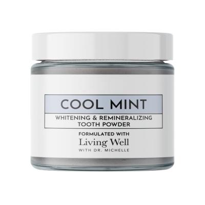 China Non GMO Remineralizing Tooth Powder Fluoride Free Natural Oral Care Gently Cleans for sale