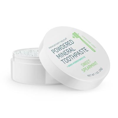 China Tooth Cleaning Powder Flavored Essential Oils With Kaolin And Bentonite Clay 1 Oz for sale