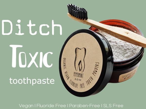 Quality Fluoride Free Remineralizing Toothpaste Powder Vegan Gluten Free 1.5oz Custom for sale