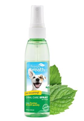 China Fresh Breath Oral Care Spray For Dogs And Cats Pet Bad Breath Treatment 4 Oz for sale