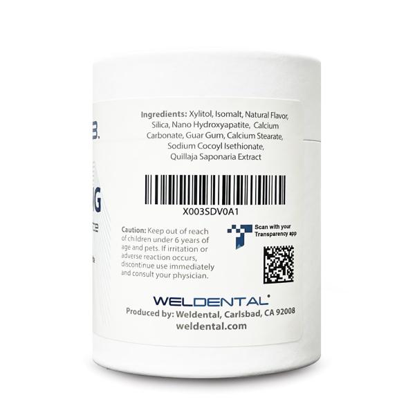 Quality 180 Count Whitening Toothpaste Tablets With Nano Hydroxyapatite Enamel for sale