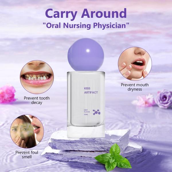 Quality 2Pcs Alcohol Free Probiotic Mouth Spray Travel Sized Breath Spray 20ml 0.68floz for sale