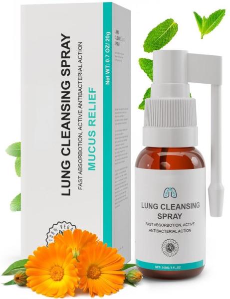 Quality 1 Oz Lung Cleansing Spray Respiratory Support Mucus Relief And Lung Cleanse for sale