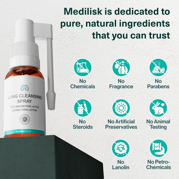 Quality 1 Oz Lung Cleansing Spray Respiratory Support Mucus Relief And Lung Cleanse for sale