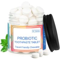 Quality Nano Hydroxyapatite Probiotics Toothpaste Tablets Chewable Mint Flavor 62ct for sale