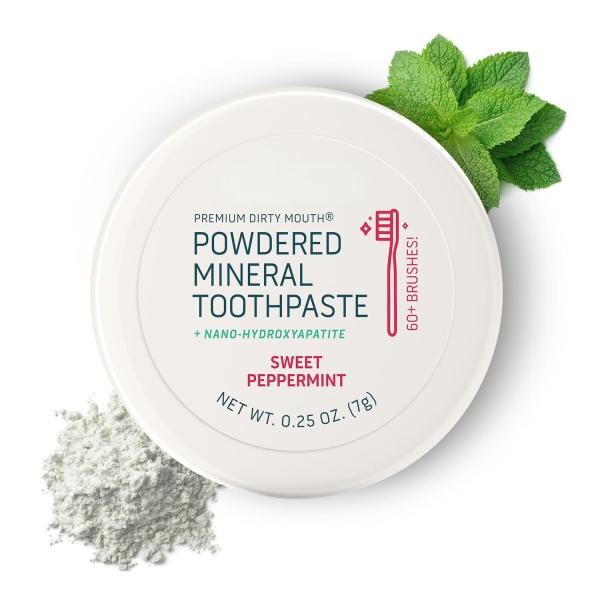 Quality Flavored Essential Oils Tooth Cleaning Powder With Natural Kaolin And Bentonite for sale