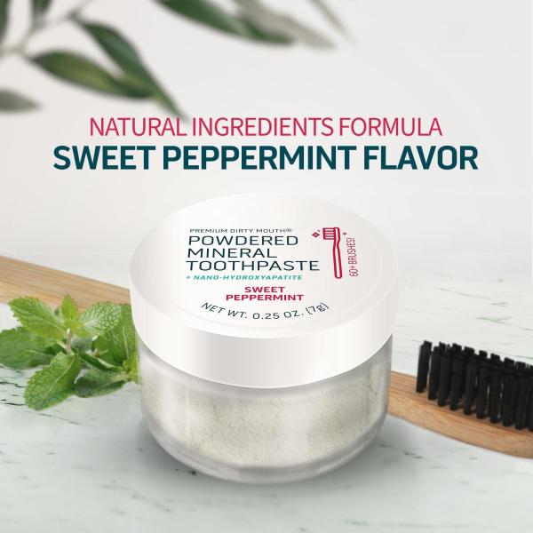 Quality Flavored Essential Oils Tooth Cleaning Powder With Natural Kaolin And Bentonite for sale