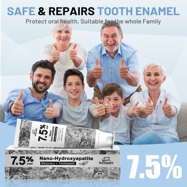 Quality Nano Hydroxyapatite Toothpaste for Advanced Enamel Protection,4.23 oz for sale
