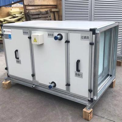 Cina Acqua raffreddata aria fresca AHU 1000-3000CMH Air Handling Unit Disegno personalizzato per hotel in vendita