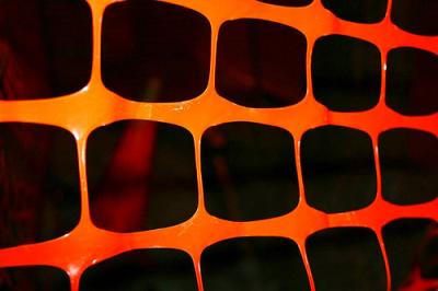 China PE orange fence for sale